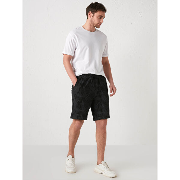 LCW CASUAL Standart Kalıp Desenli Erkek Şort