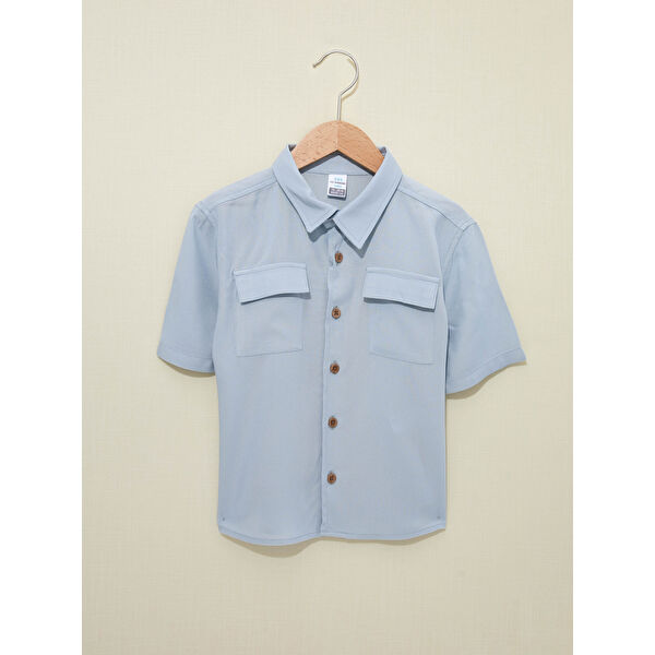 LCW GREEN Basic Cep Detaylı Erkek Bebek Gömlek LCW GREEN Basic Cep Detaylı Erkek Bebek Gömlek