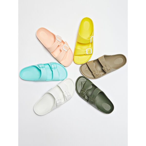 Kadın Tokalı Plaj Terliği Kadın Tokalı Plaj Terliği