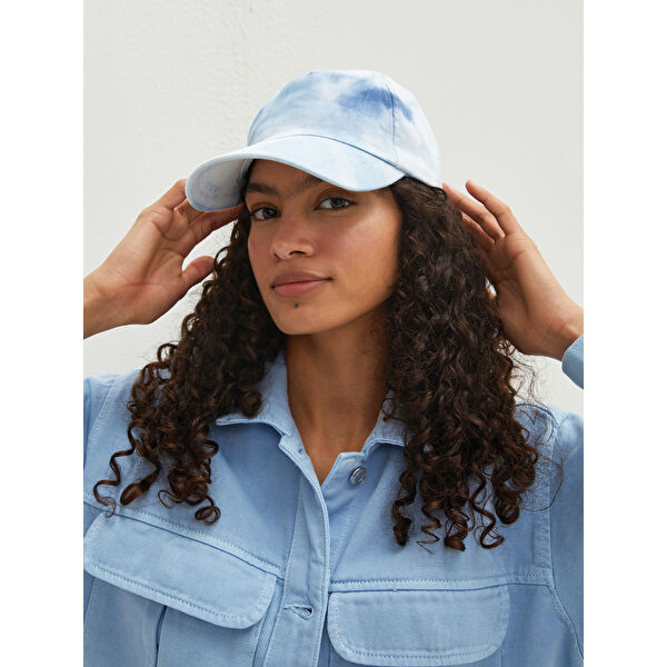 Batik Desenli Kadın Kep Şapka