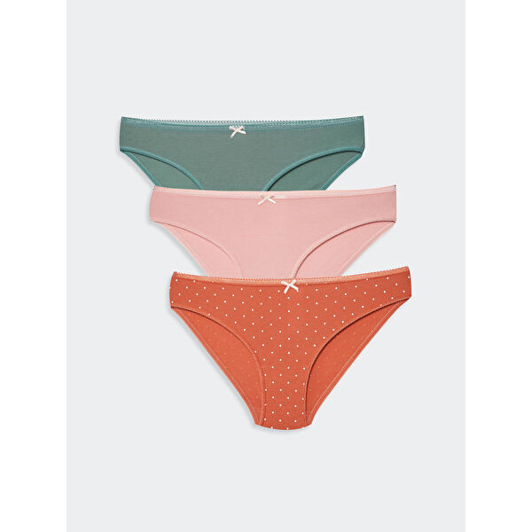 LCW DREAM Desenli Bikini Külot 3'lü Paket