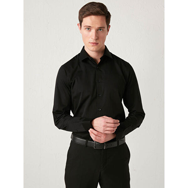 LCW FORMAL Slim Fit Uzun Kollu Poplin Erkek Gömlek
