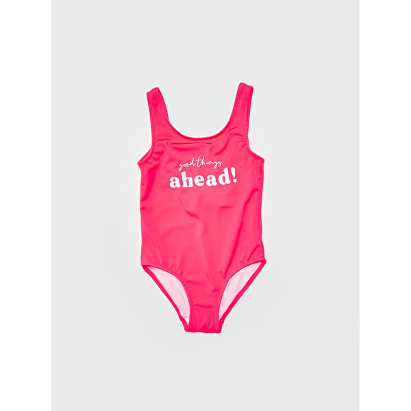 Esnek Kumaş Baskılı Kız Çocuk Mayo Esnek Kumaş Baskılı Kız Çocuk Mayo