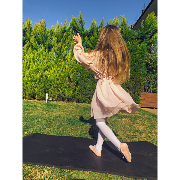 Fiyonk Detaylı Kız Çocuk Tül Bale Etek