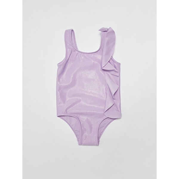 Esnek Kumaştan Kız Bebek Mayo