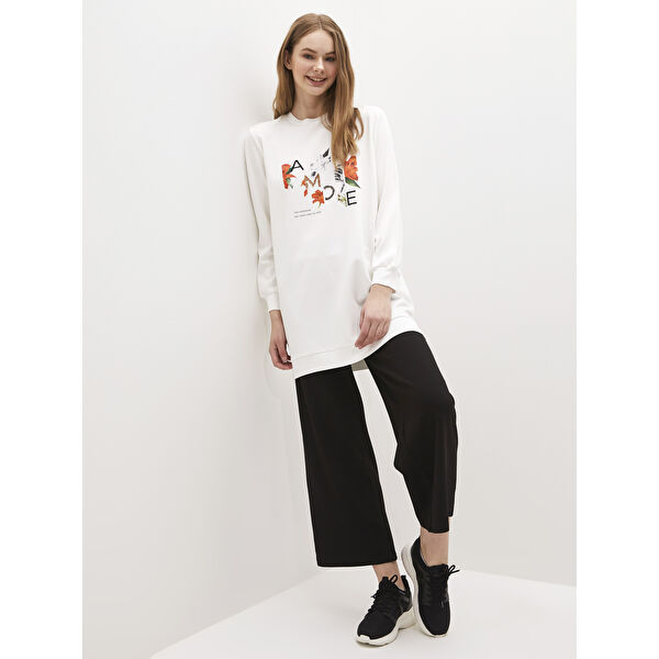 MODEST Beli Lastikli Geniş Paça Palazzo Kadın Pantolon MODEST Beli Lastikli Geniş Paça Palazzo Kadın Pantolon