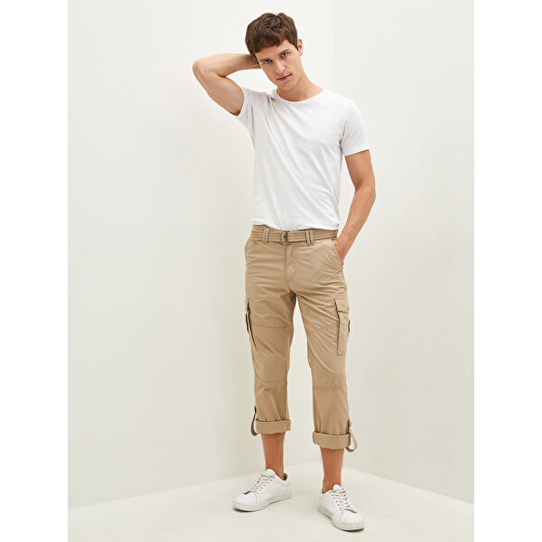 LCW CASUAL Regular Fit Gabardin Erkek Kargo Pantolon LCW CASUAL Regular Fit Gabardin Erkek Kargo Pantolon
