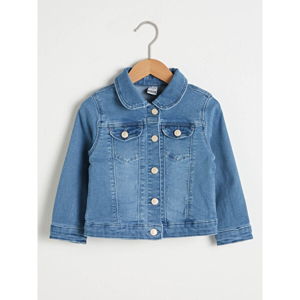 Kız Bebek Jean Ceket