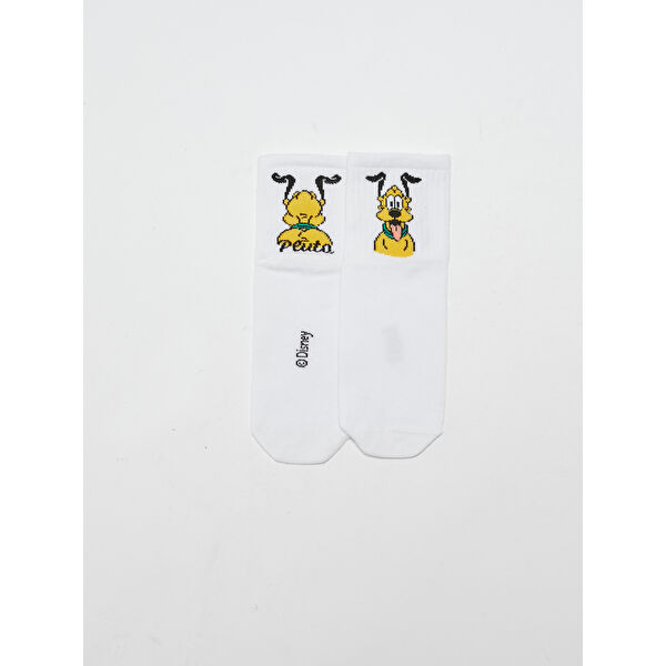 LCW DREAM Pluto Baskılı Kadın Soket Çorap