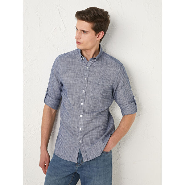 LCW CLASSIC Slim Fit Uzun Kollu Pamuklu Erkek Gömlek LCW CLASSIC Slim Fit Uzun Kollu Pamuklu Erkek Gömlek