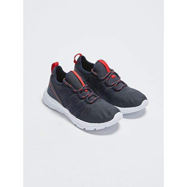 Bağcıklı File Detaylı Erkek Çocuk Spor Ayakkabı