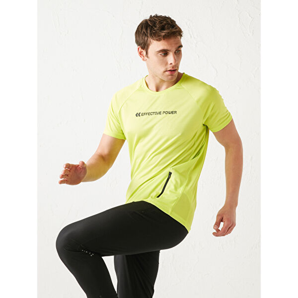 LCW SPORTS Bisiklet Yaka Kısa Kollu Aktif Spor Erkek Tişört LCW SPORTS Bisiklet Yaka Kısa Kollu Aktif Spor Erkek Tişört