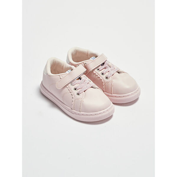 Kız Bebek Cırt Cırtlı Sneaker Ayakkabı