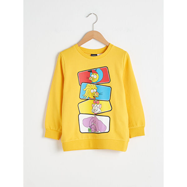 Erkek Çocuk Kral Şakir Baskılı Sweatshirt