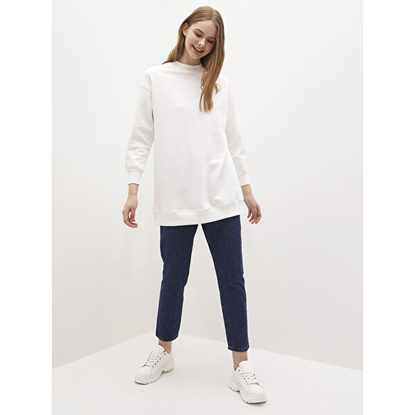 MODEST Beli Lastikli Harem Jean Pantolon