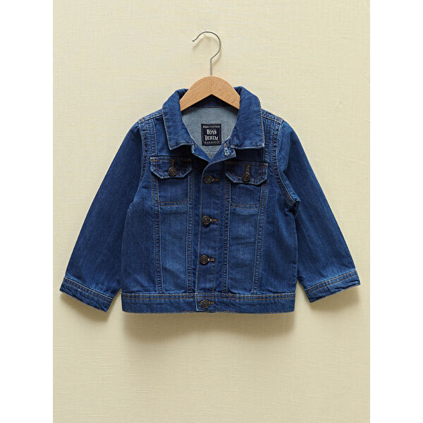 Gömlek Yaka Erkek Bebek Jean Ceket