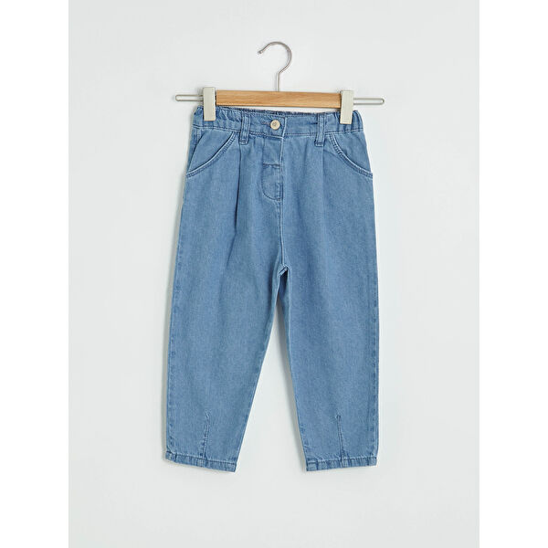 LCW GREEN Slouchy Fit Kız Bebek Jean Pantolon