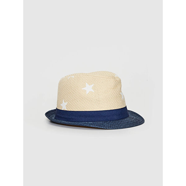 Erkek Bebek Hasır Şapka Erkek Bebek Hasır Şapka