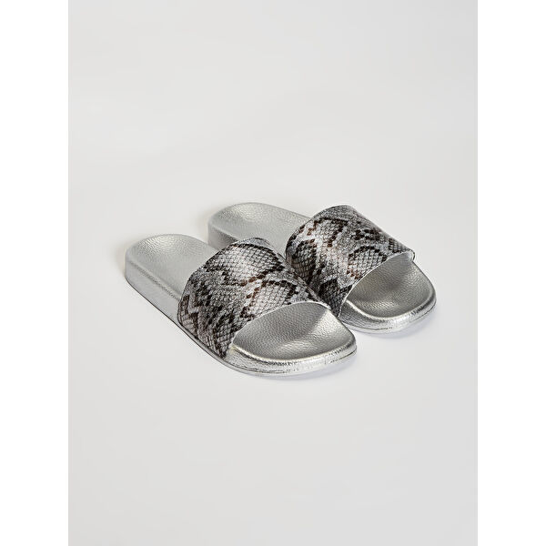 Kadın Deri Görünümlü Terlik