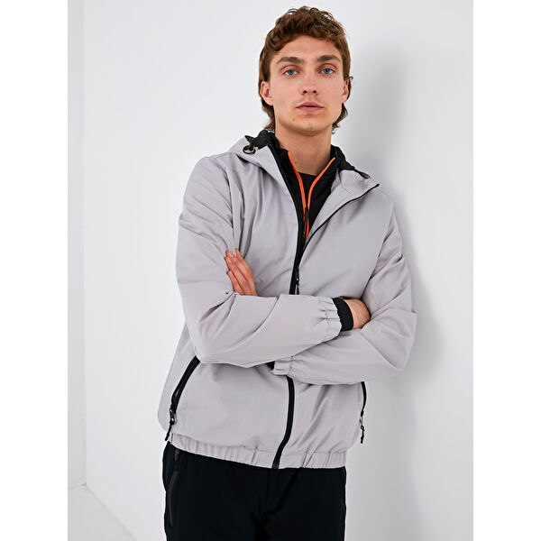 LCW CASUAL Slim Fit Dik Yaka Kapüşonlu İnce Erkek Yağmurluk LCW CASUAL Slim Fit Dik Yaka Kapüşonlu İnce Erkek Yağmurluk