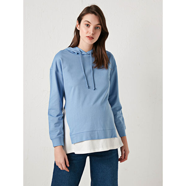 Kapüşonlu Hamile Sweatshirt