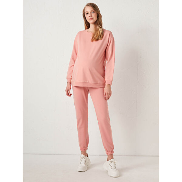 Beli Lastikli Hamile Jogger Eşofman Alt