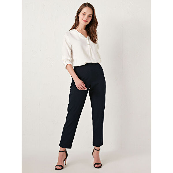 Beli Lastikli Bilek Boy Pantolon Beli Lastikli Bilek Boy Pantolon