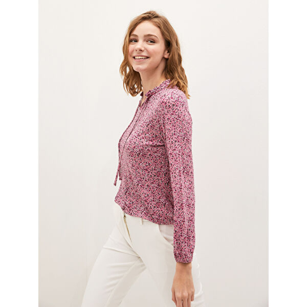 LCW GRACE Çiçek Desenli Viskon Bluz LCW GRACE Çiçek Desenli Viskon Bluz