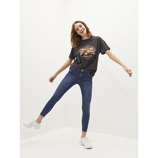 Normal Bel Ekstra Dar Fit Kadın Rodeo Jean Pantolon Normal Bel Ekstra Dar Fit Kadın Rodeo Jean Pantolon