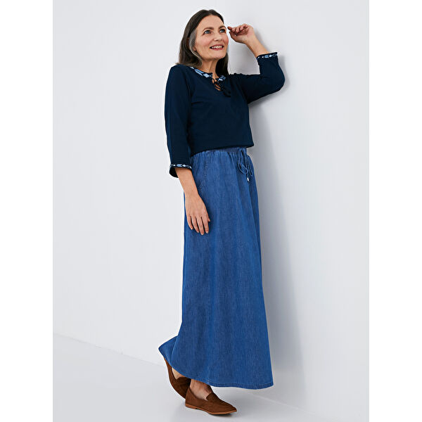 LCW GRACE Beli Lastikli Jean Etek