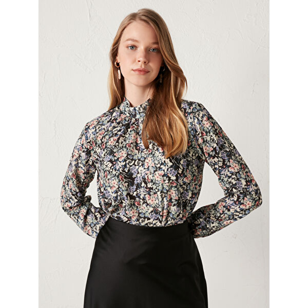 LCW CLASSIC Çiçek Desenli Bluz