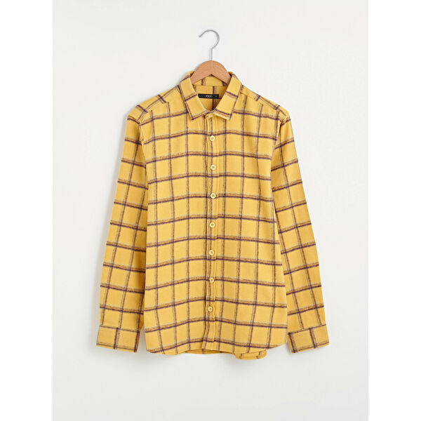 XSIDE Slim Fit Uzun Kollu Oduncu Ekose Erkek Gömlek