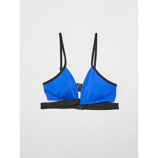Lastik Detaylı Raşel Kumaş Kadın Bikini Üst Lastik Detaylı Raşel Kumaş Kadın Bikini Üst