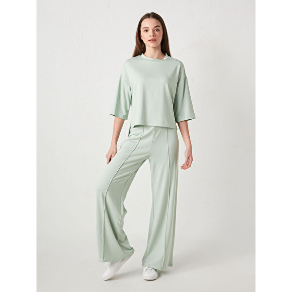 LCW VISION Beli Lastikli Geniş Paça Eşofman Alt