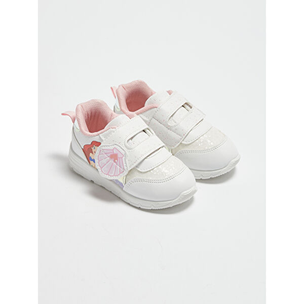 Kız Bebek Princess Lisanslı Cırt Cırtlı Spor Ayakkabı