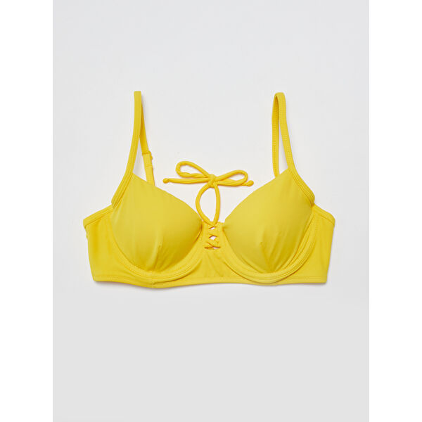 LCW DREAM Boyundan Bağlama Detaylı Düz Kadın Bikini Üst