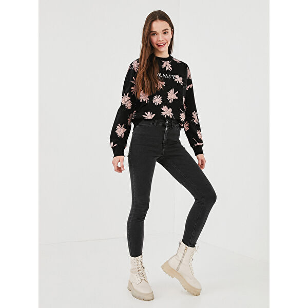 LCW CASUAL Yüksek Bel Ekstra Dar Fit Kadın Jean Pantolon LCW CASUAL Yüksek Bel Ekstra Dar Fit Kadın Jean Pantolon