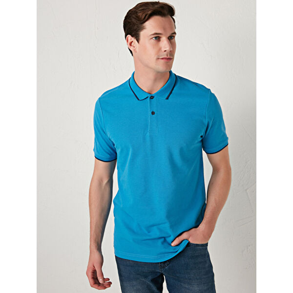 LCW BASIC Polo Yaka Kısa Kollu Pike Erkek Tişört