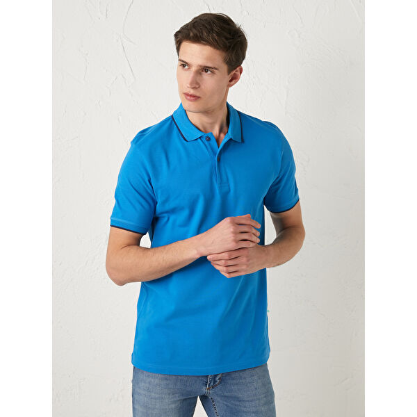 LCW BASIC Polo Yaka Kısa Kollu Pike Erkek Tişört