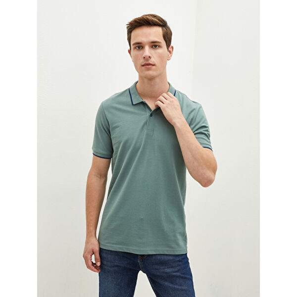 LCW BASIC Polo Yaka Kısa Kollu Pike Erkek Tişört