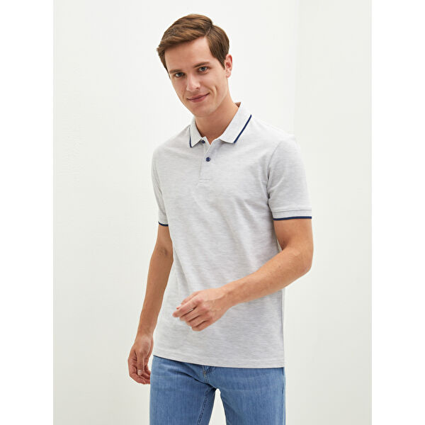 LCW BASIC Polo Yaka Kısa Kollu Pike Erkek Tişört