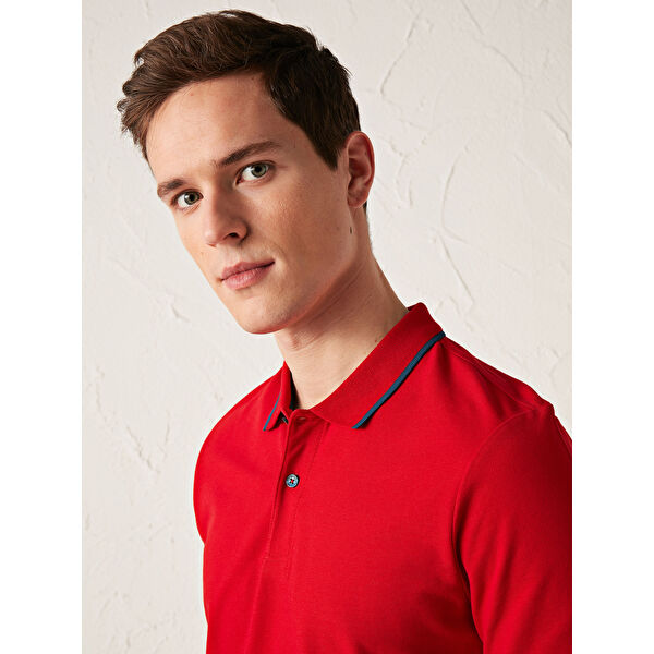 Polo Yaka Kısa Kollu Pike Erkek Tişört