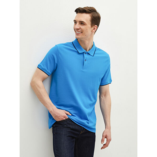 LCW BASIC Polo Yaka Kısa Kollu Pike Erkek Tişört
