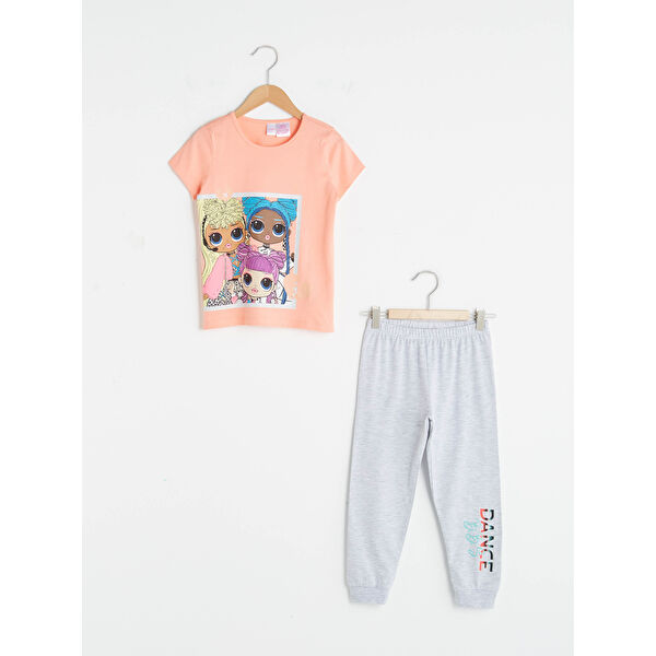 Bisiklet Yaka LOL Surprise OMG Lisanslı Kısa Kollu Kız Çocuk Pijama Takımı Bisiklet Yaka LOL Surprise OMG Lisanslı Kısa Kollu Kız Çocuk Pijama Takımı