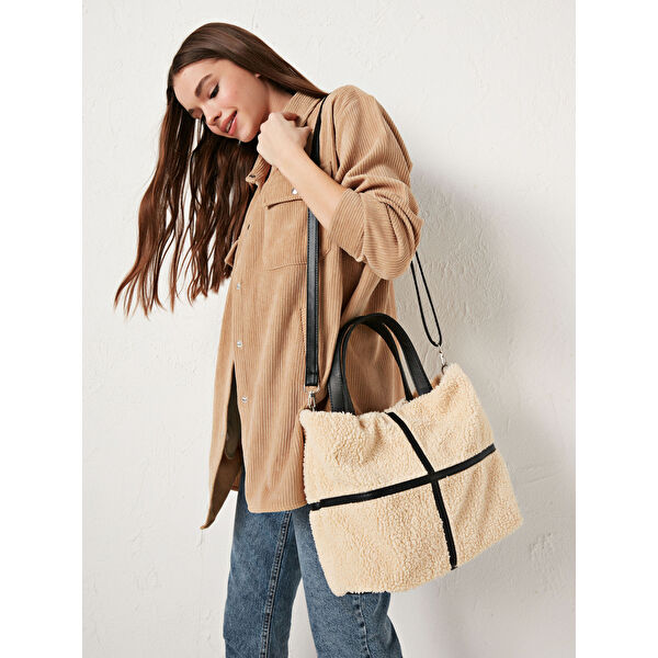 Kadın Pelüş Kol Çantası