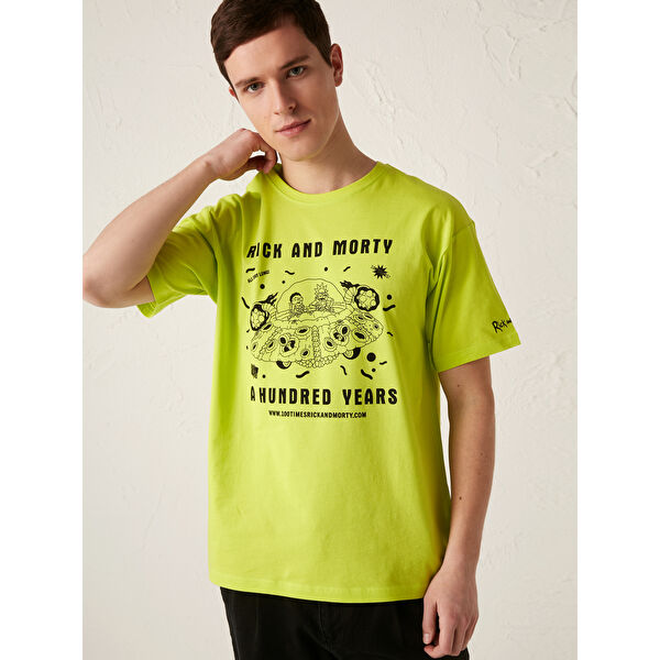 LCW CASUAL Oversize Bisiklet Yaka Rick and Morty Baskılı Penye Erkek Tişört LCW CASUAL Oversize Bisiklet Yaka Rick and Morty Baskılı Penye Erkek Tişört