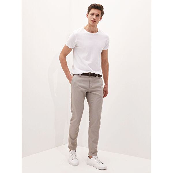 LCW VISION Slim Fit Kemerli Erkek Pantolon LCW VISION Slim Fit Kemerli Erkek Pantolon