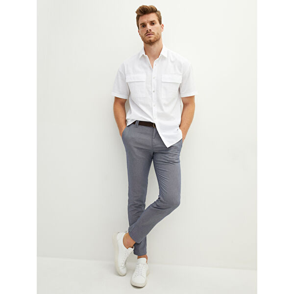 LCW VISION Slim Fit Kemerli Erkek Pantolon LCW VISION Slim Fit Kemerli Erkek Pantolon