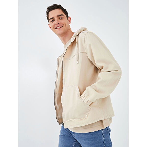 XSIDE Standart Kalıp Kapüşonlu Erkek Mont