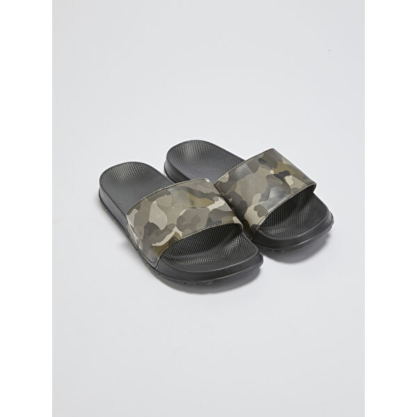 Kamuflaj Desenli Erkek Terlik